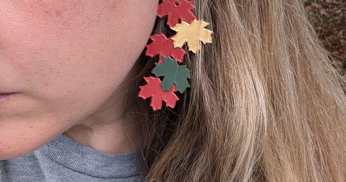 FALL in love with these dangly color swap leaf earrings - jewelry, fall ...