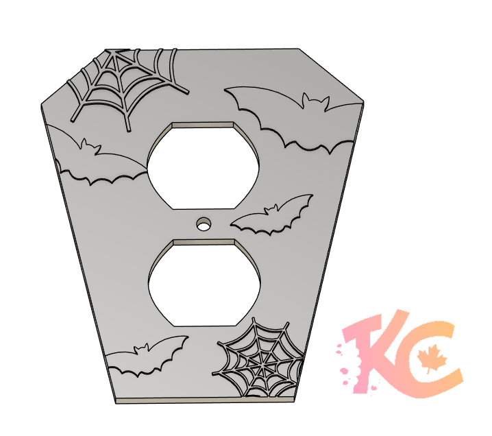 Halloween Outlet Cover by Kookie Cutters | Download free STL model ...