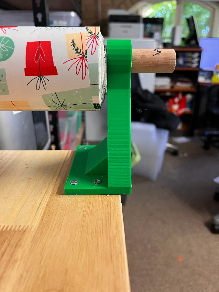 Wrapping paper roll bracket by MetallaCaine | Download free STL model ...