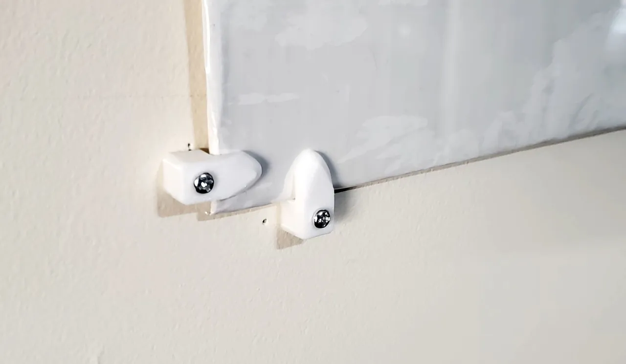 Wall Mounting Retention Tabs (for Boards, Mirrors, etc.) by Layer ...