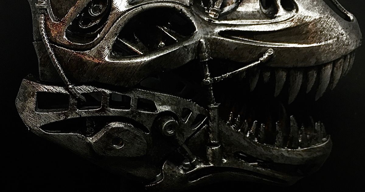 Worthy base stand for Terminator Rex model by La Robottega | Download ...