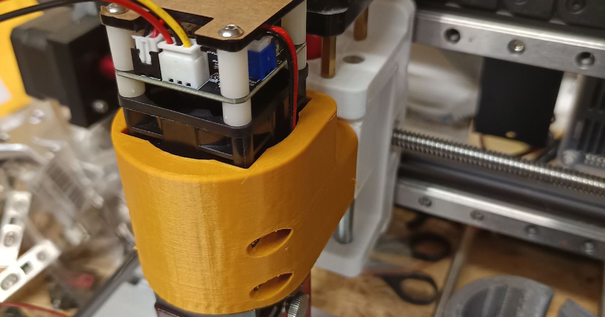 Modular 40mm laser holder for CNC3018 by Greg FRISON | Download free STL model | Printables.com