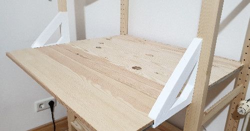 Ikea IVAR shelf extender to add space to the front by Dion | Download ...