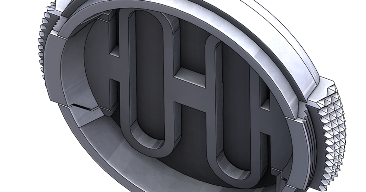 Lens Caps added depth (one part print) by Boopidoo | Download free STL ...