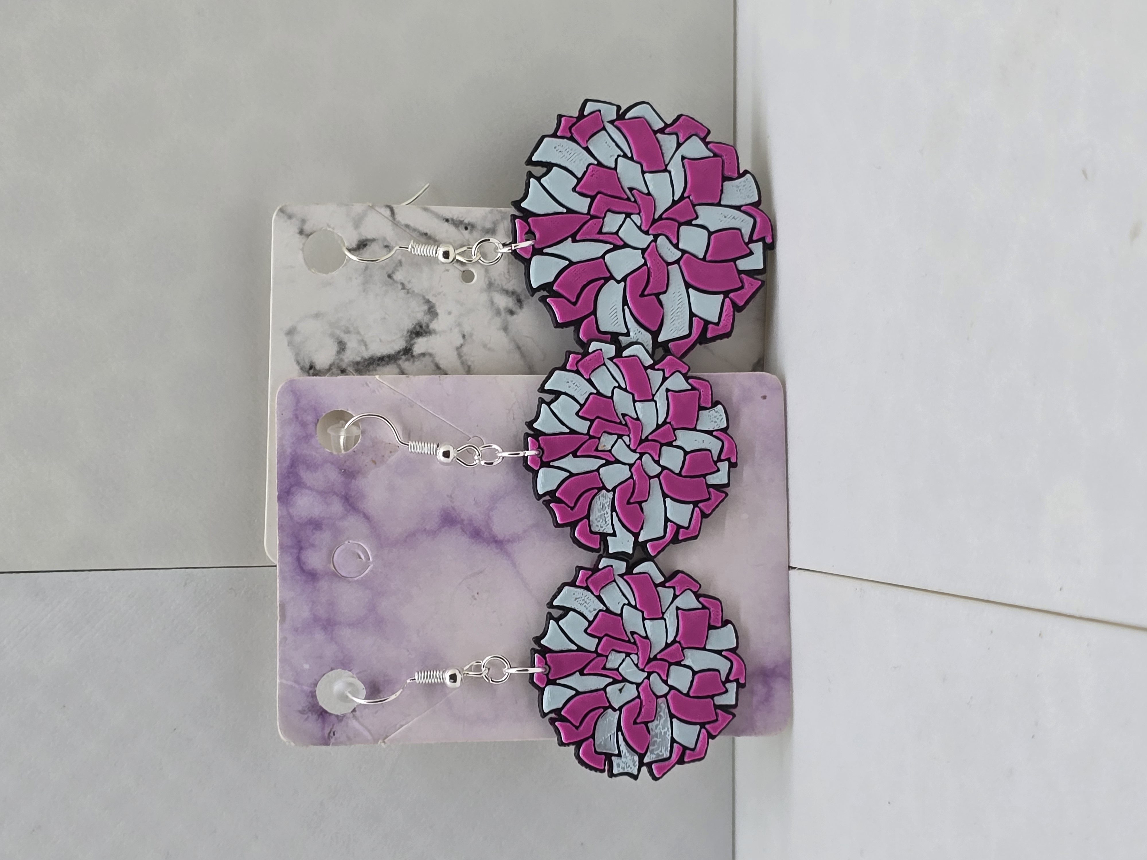 Pom Pom Earrings by Dohara | Download free STL model | Printables.com
