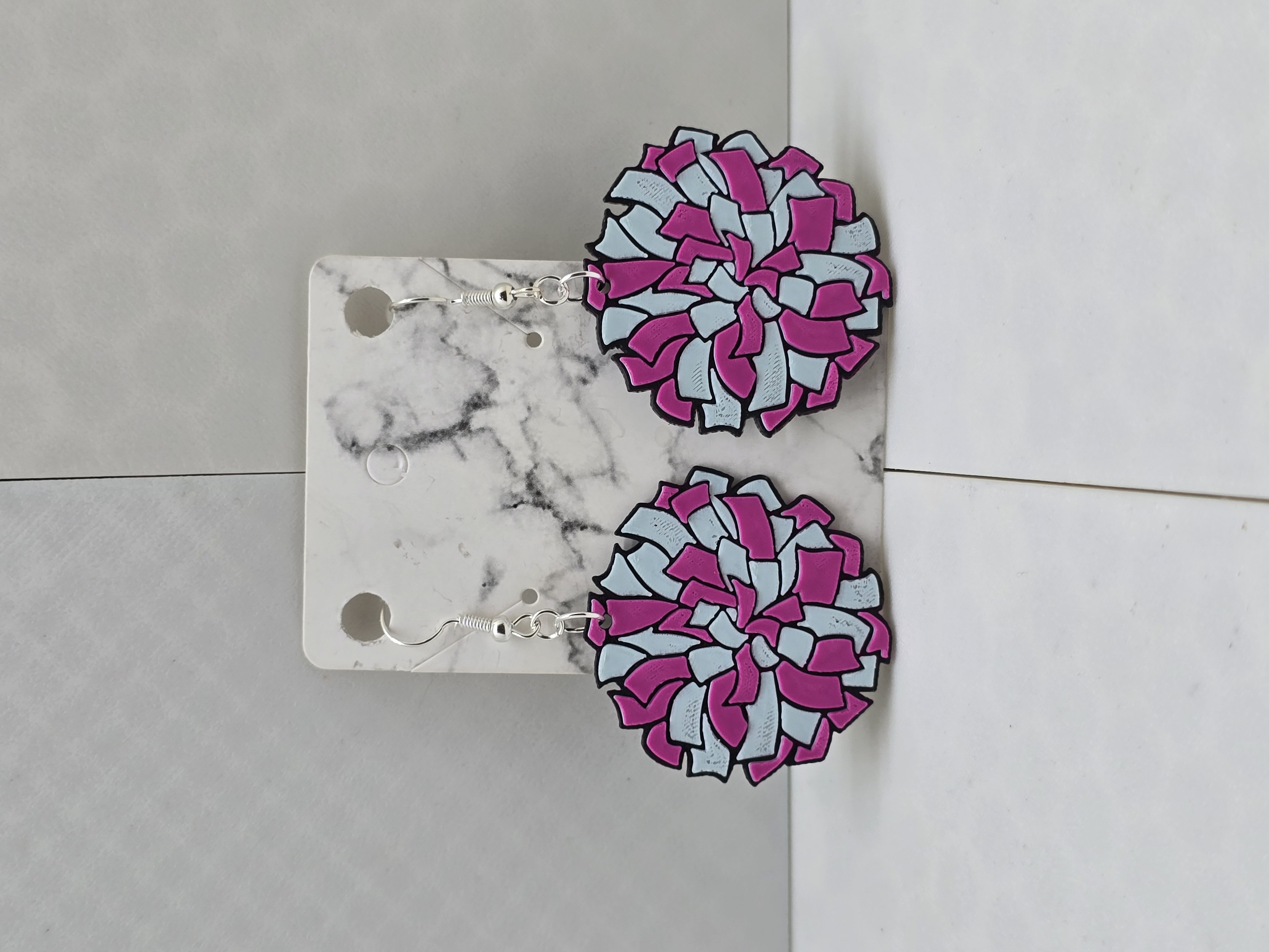 Pom Pom Earrings by Dohara | Download free STL model | Printables.com