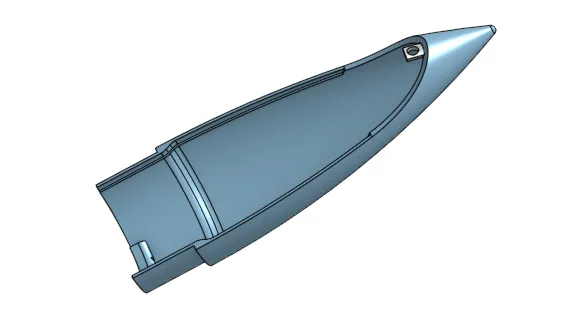 rocket nose cone(two part) by Loukmann adam | Download free STL model ...
