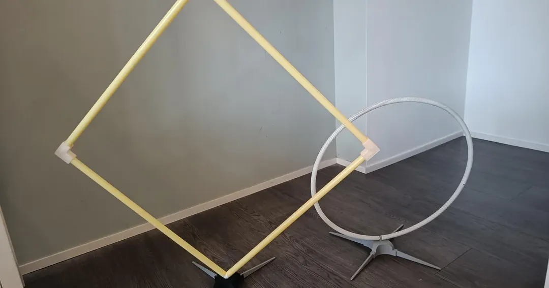 Modular gate stand for tinywhoop fpv racing gates by ikilledmypc ...