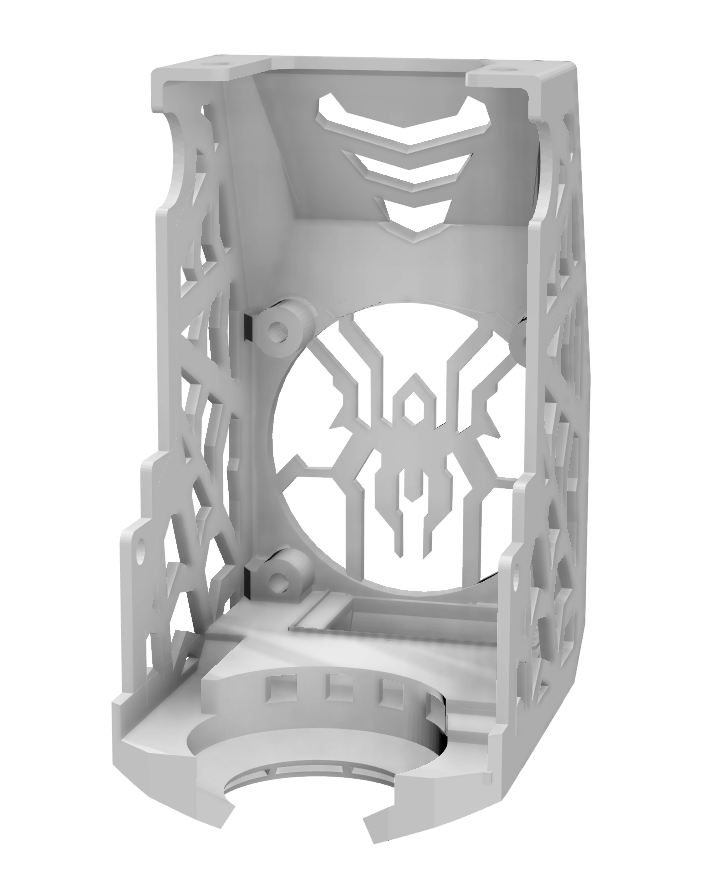 Spider fan shroud for stock Creality K1 series fan von PURCELL ...