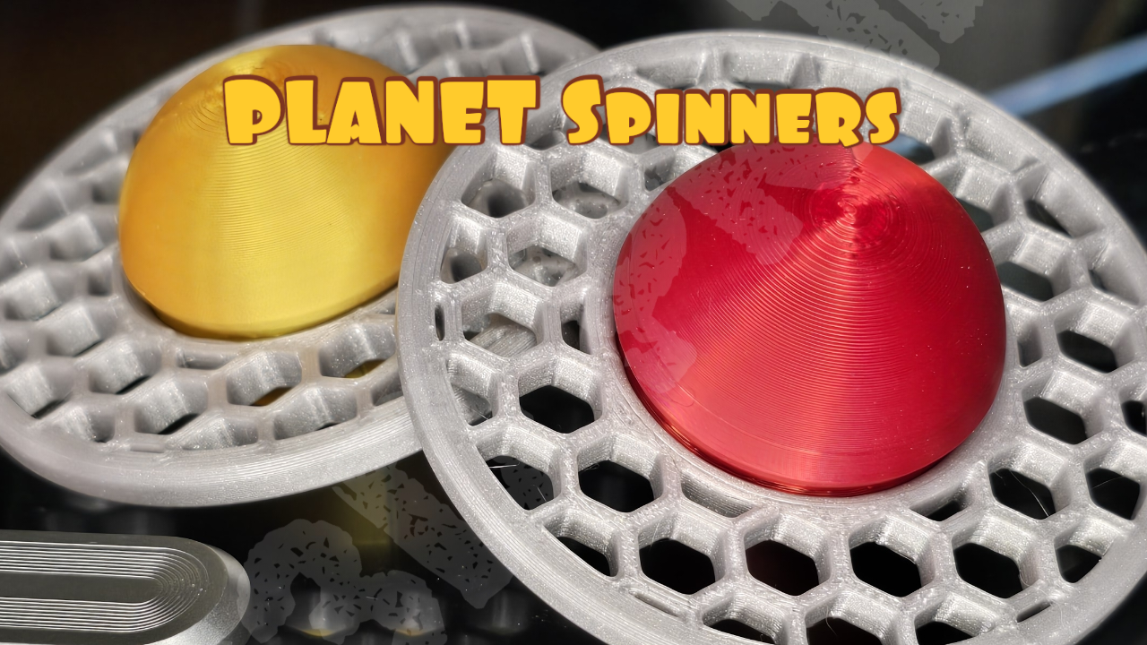 Planet Spinners Fidget Toys by Dan | Download free STL model ...