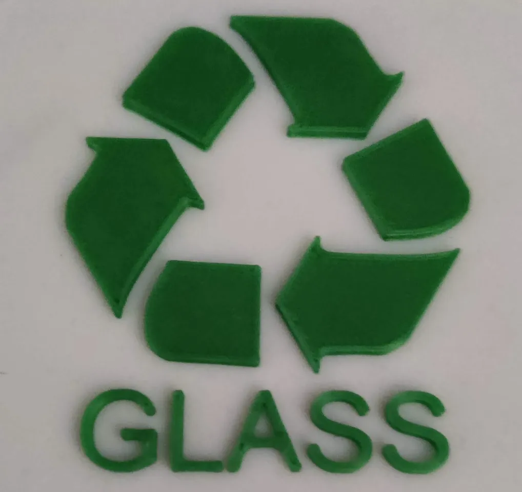 Glass Recycling Symbol by Macronot | Download free STL model ...