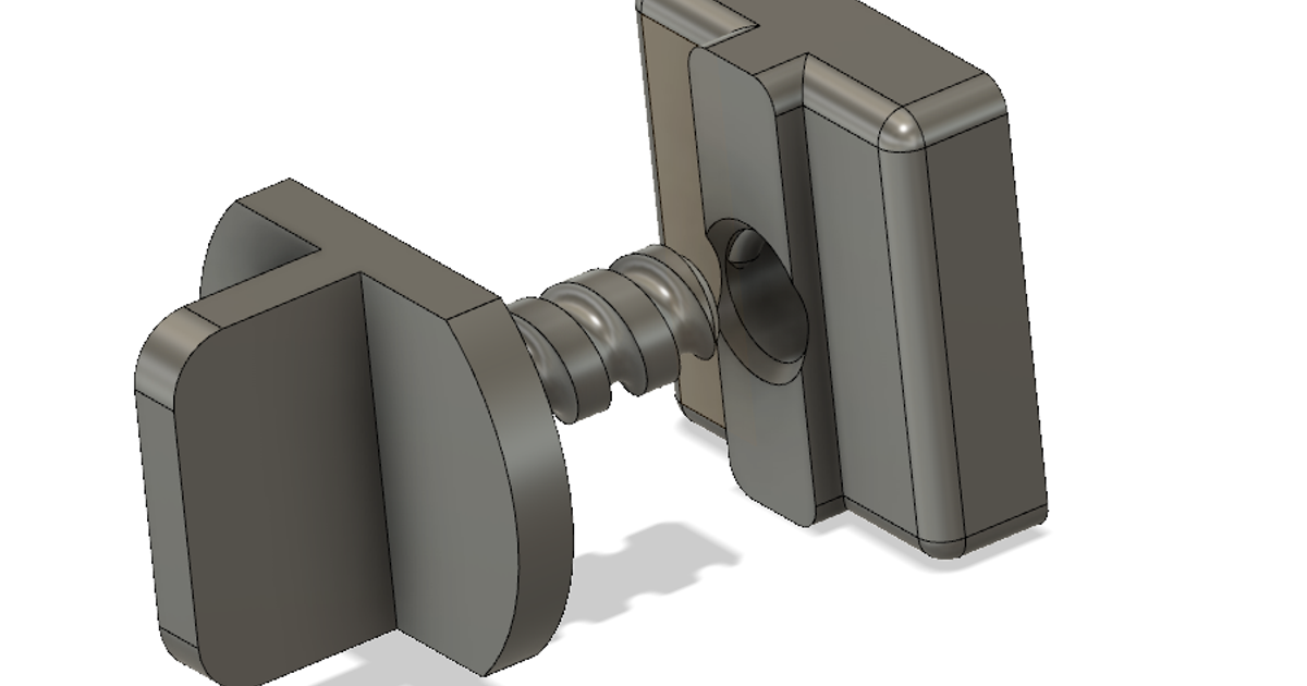 Curtain Rail Stopper by HAMMER_T | Download free STL model | Printables.com