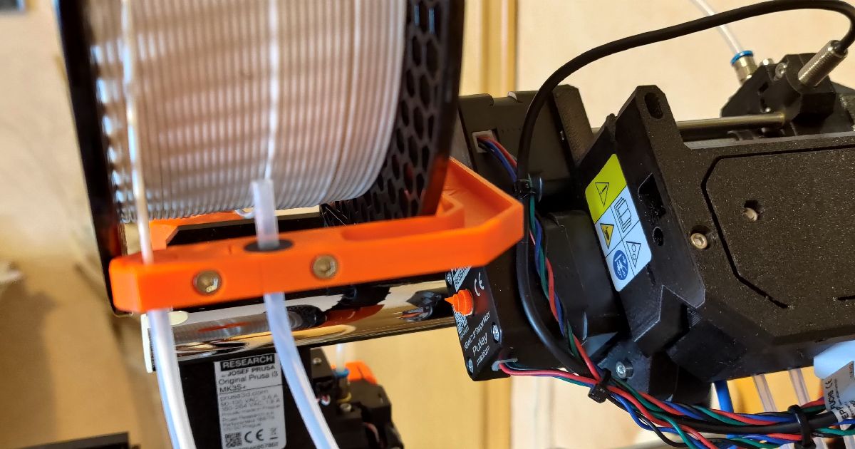 MMU single spool filament guide with air buffer por Saphir | Descargar ...