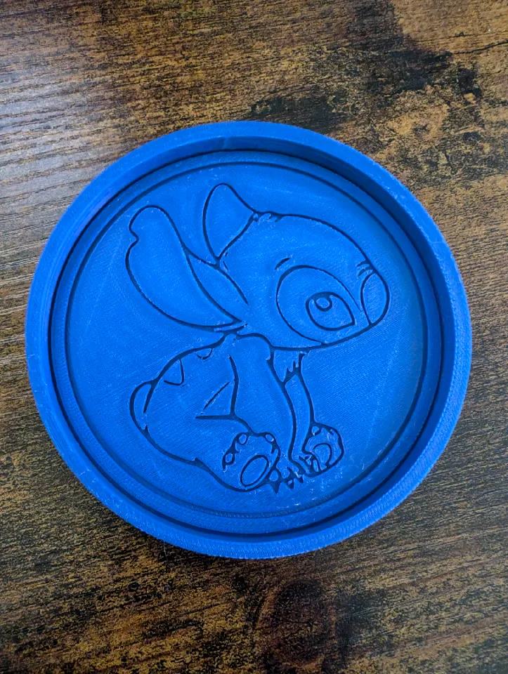 Stitch Coaster by Missingno. | Download free STL model | Printables.com