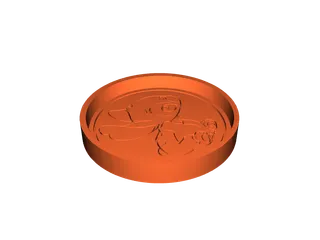 Stitch Coaster by Missingno. | Download free STL model | Printables.com
