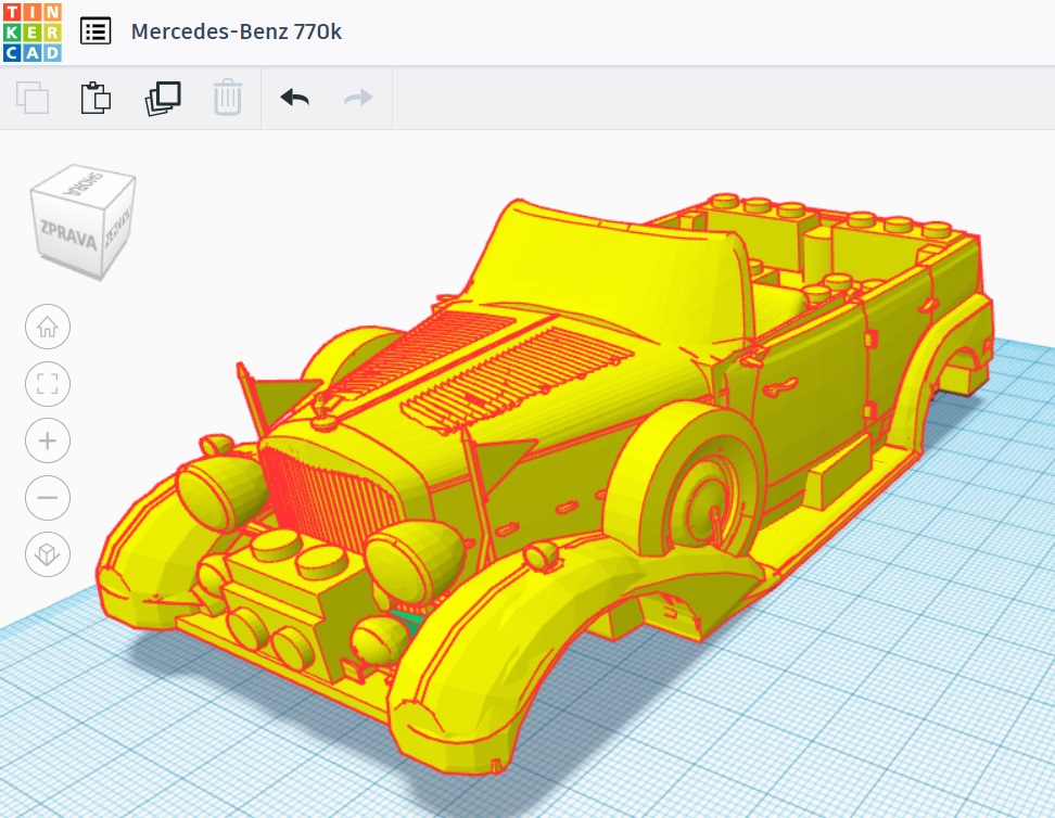 LEGO Adolf Hitler - Mercedes 770k by Mgr. Pavel Krist | Download free ...