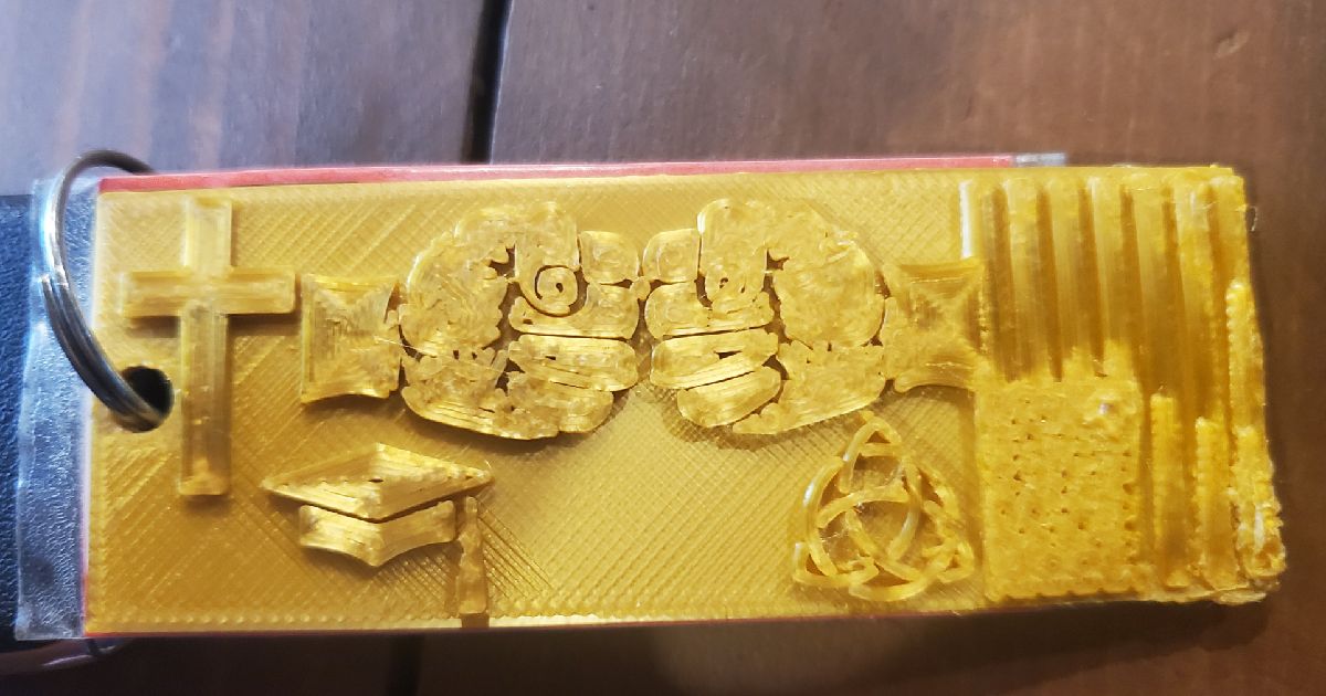 Keychain that represents your by Ben the hacker | Download free STL ...