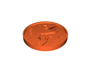 Jurassic Park Token&Medal by La Robottega | Download free STL model ...