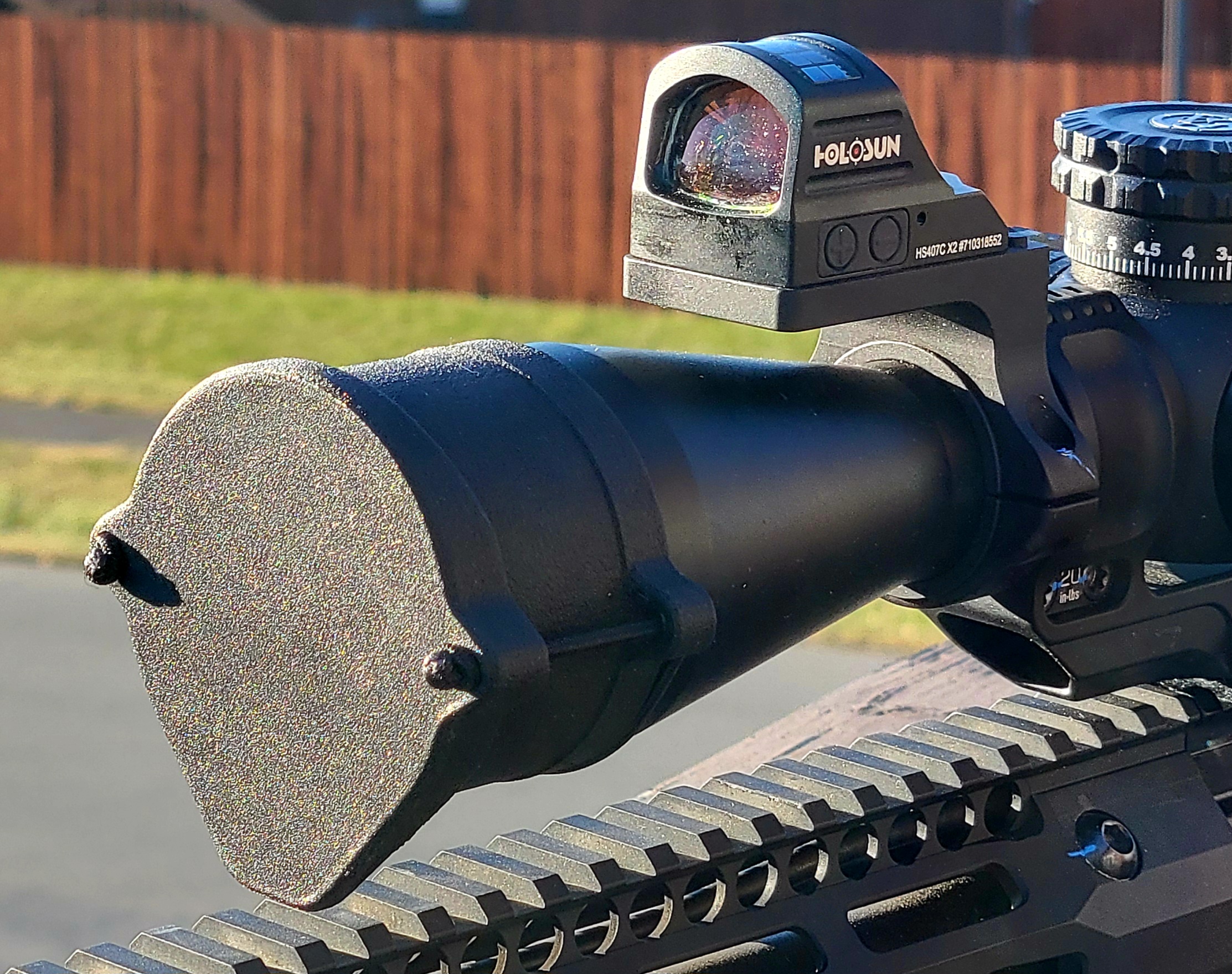 Primary Arms GLx 2.5-10 Shockcord Scope Caps and Killflash par ...