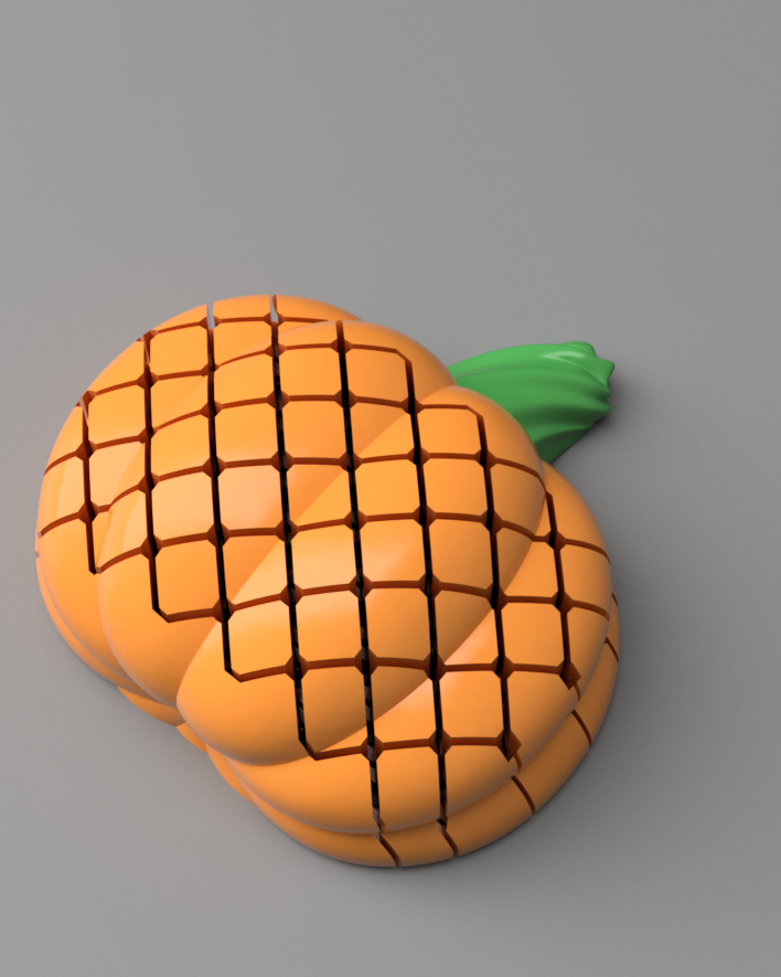 Fidget Pumpkin by Bearded Printer | Printables Store