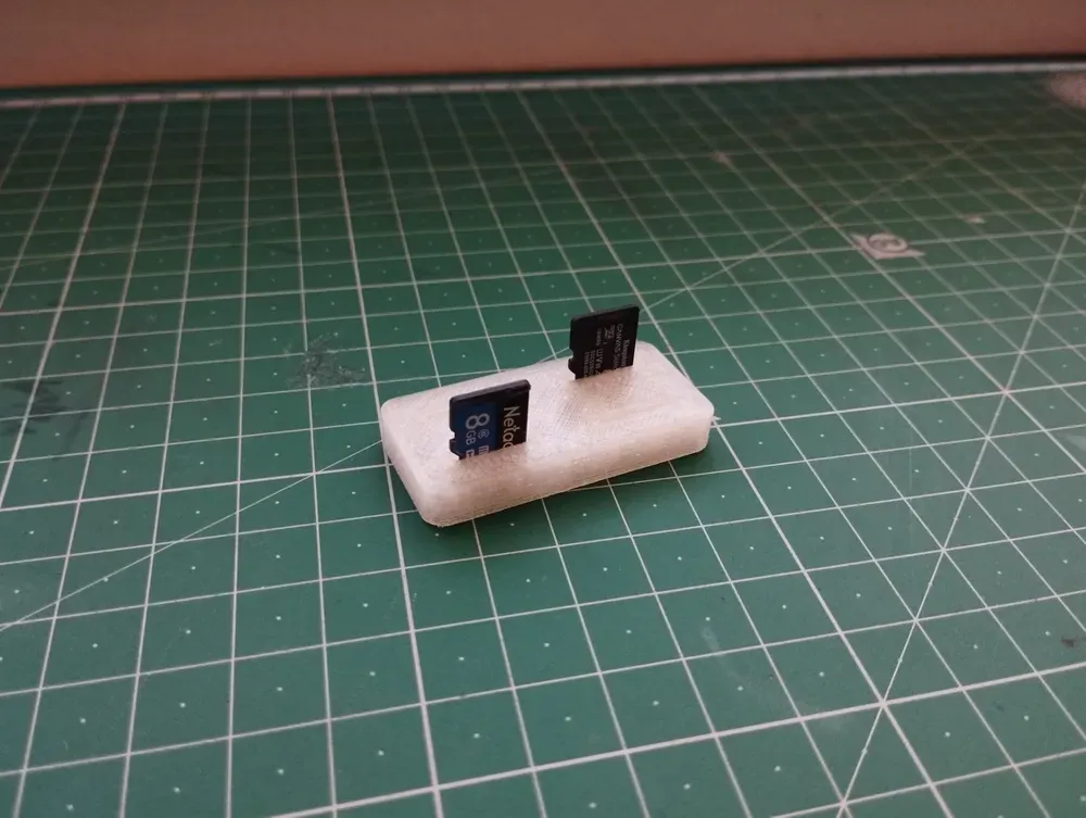 MicroSD Card Organizer by dauwt | Download free STL model | Printables.com