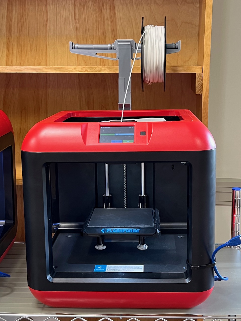 Rear Mount Dual Spool Holder for Flashforge Finder by Brent Rowe ...