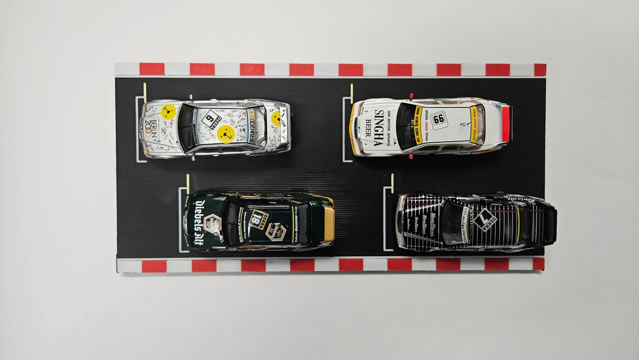 1/64 Scale Model Race Track Starting Grid - 4 Cars by Clint | Download ...