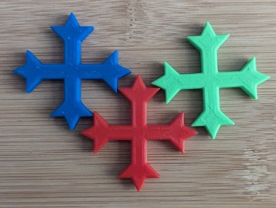 Small Coptic Cross by Coptic3DPrinting | Download free STL model ...