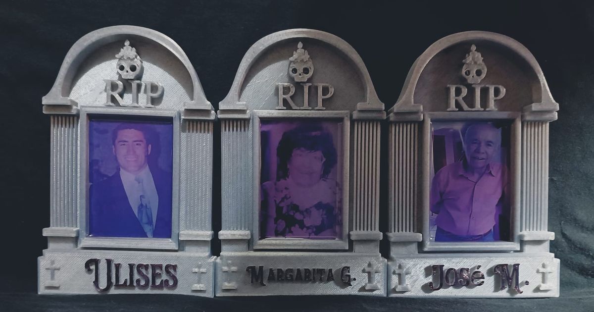 Lapida portarretratos by RonoaRuiz | Download free STL model ...