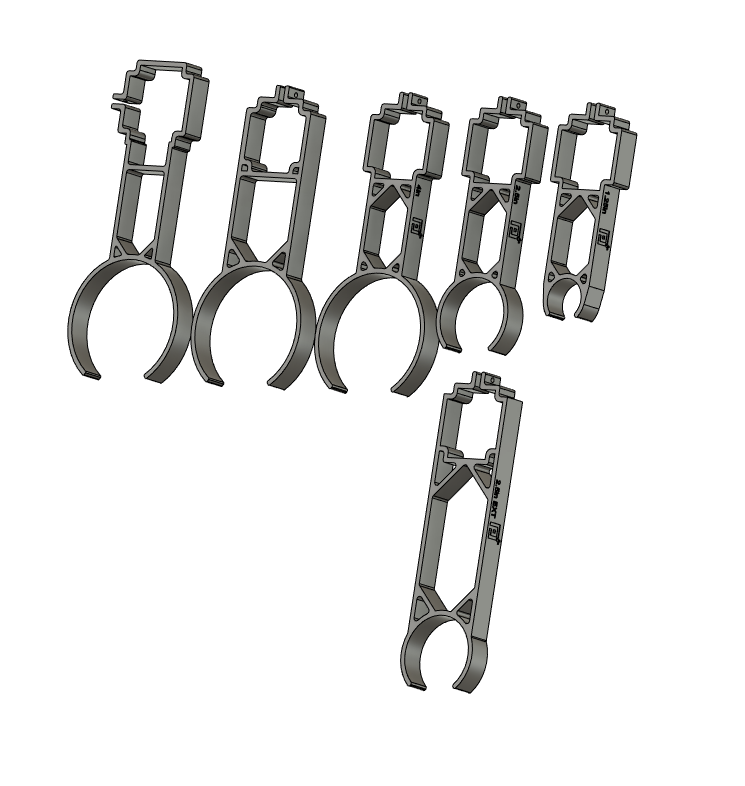 NEMA23 CNC Dust Hose Mounts - Pixels to Prototype by Mike @pix2proto ...