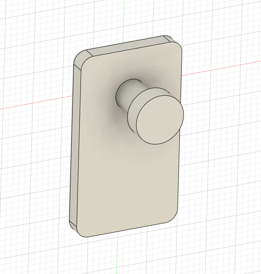 Keyhole Pin Insert/Hanger for small command strip by ParkyCat ...