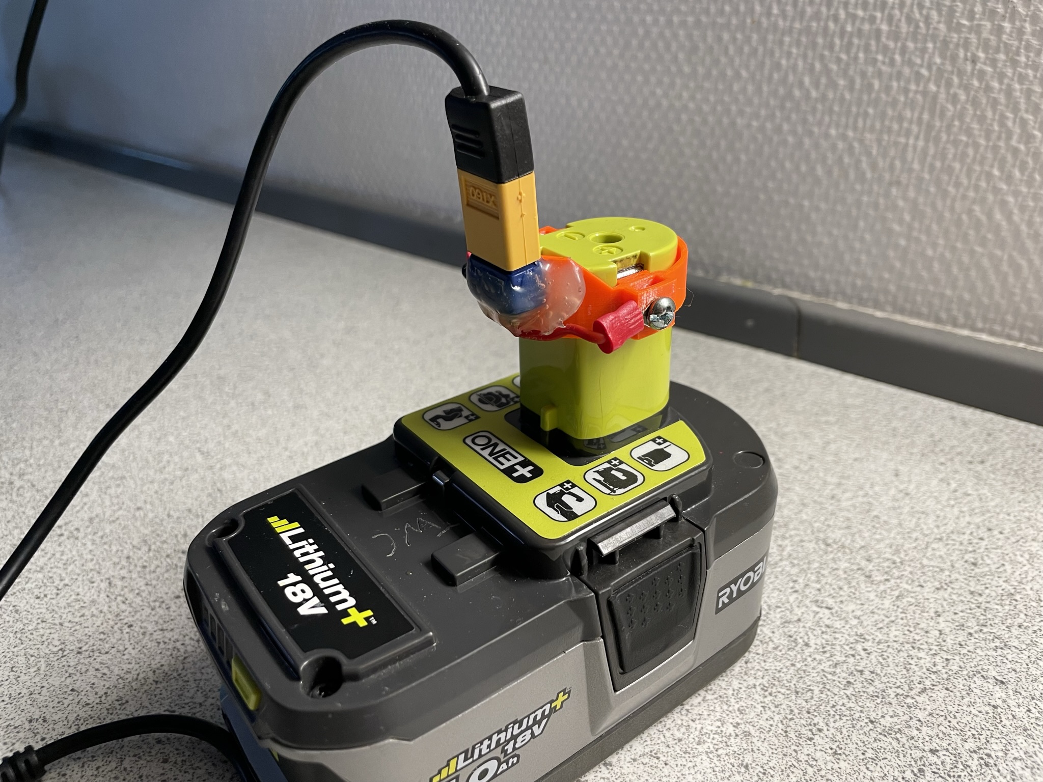 Ryobi power "thief" (slides on) - V2 by TC | Download free STL model ...