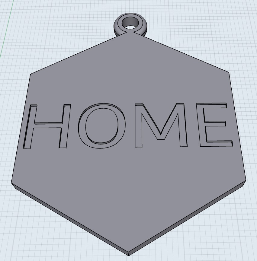 Key ring "Home" by ShadowMoses | Download free STL model | Printables.com