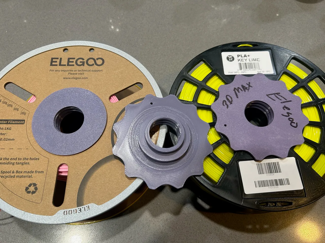 Python AMS IIIDMax and Elegoo Spool Adapter by V Matthews | Download ...