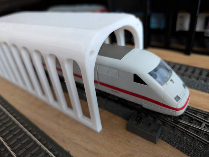 H0 Tunnel / Tunnel Wooden Rails like Brio/Ikea 1:87 par SJM ...