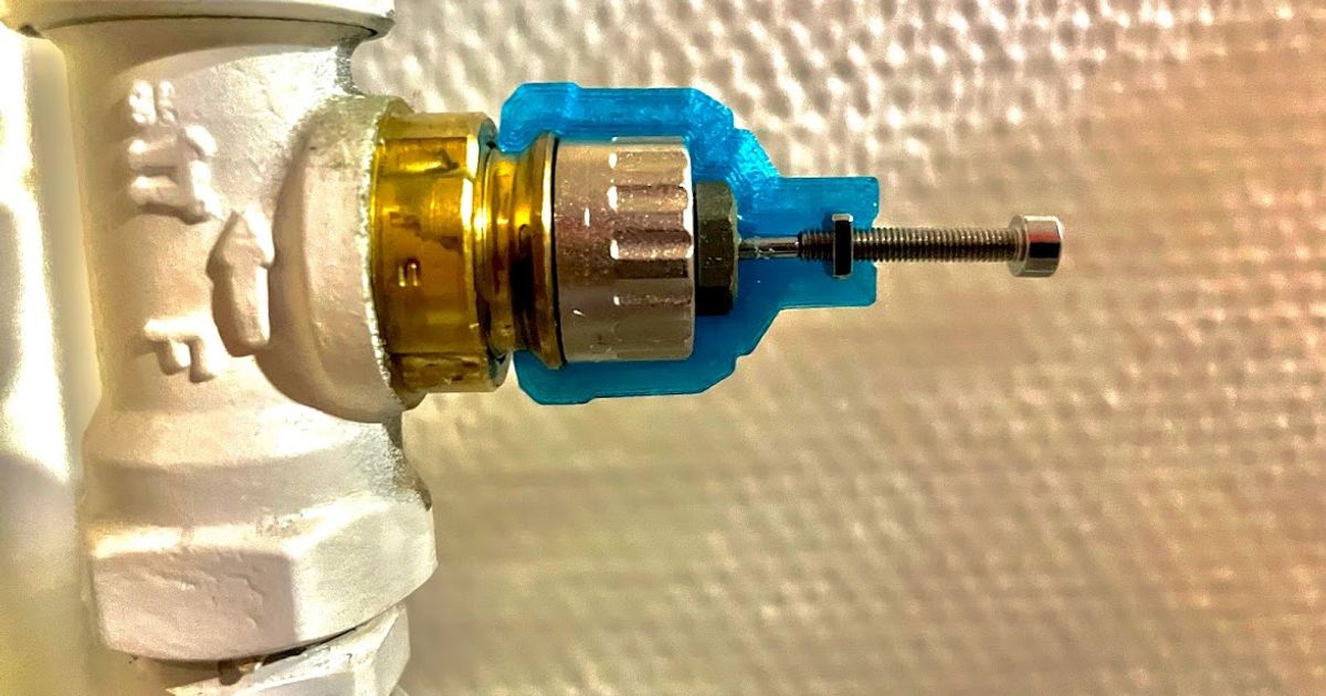 Radiator valve - manual setting model by TC | Download free STL model ...