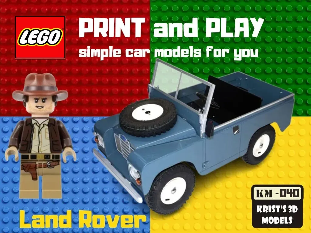 LEGO Land Rover - PRINT and PLAY by Mgr. Pavel Krist | Download free ...