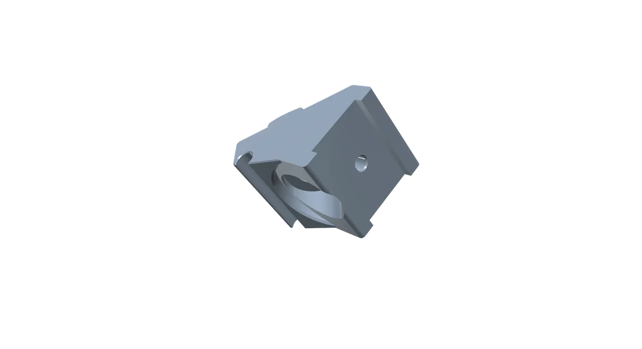 Daylight LED holder with cable clip 30x30 extrusion by Dizzy Keebs ...