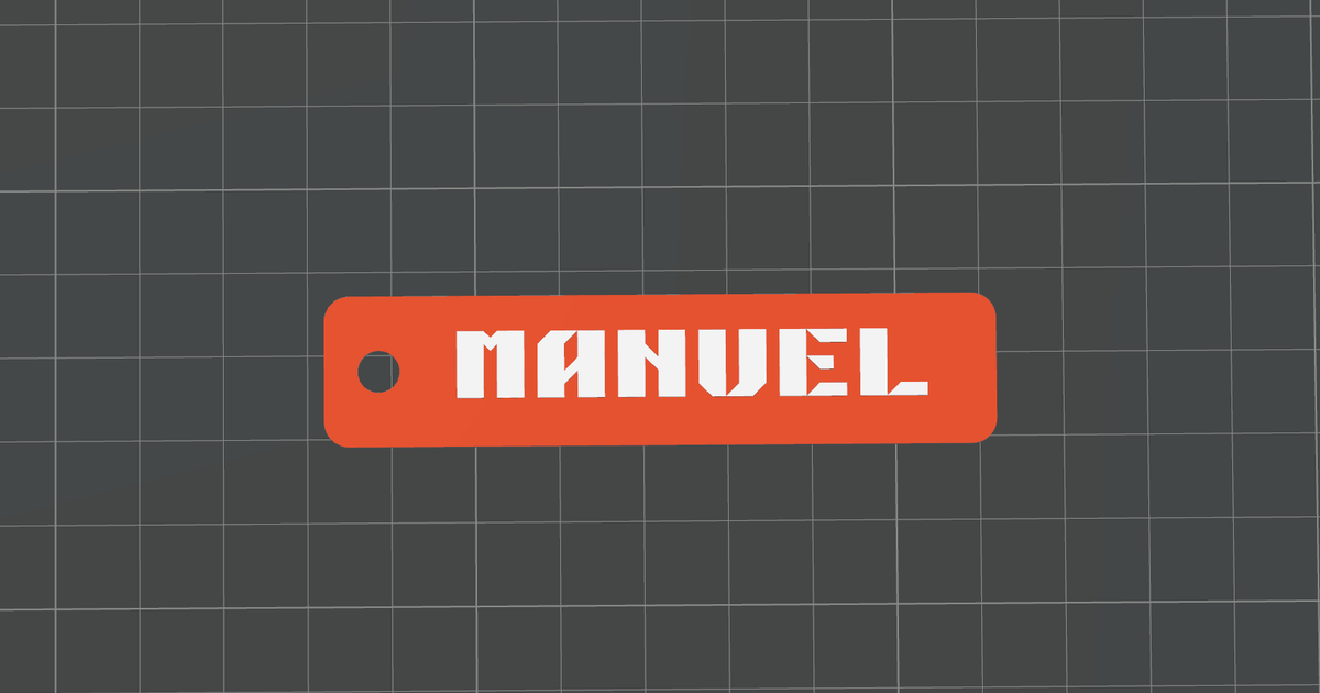 Llavero Manuel by Dannasis | Download free STL model | Printables.com