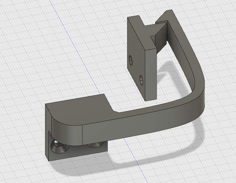 Door latch for wooden enclosure by axelsp94 | Download free STL model ...
