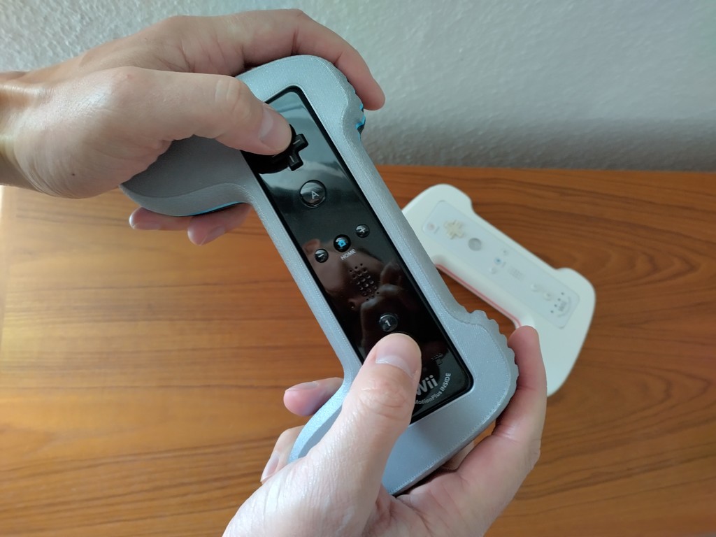 Wii Remote gamepad grip by NotSure | Download free STL model ...