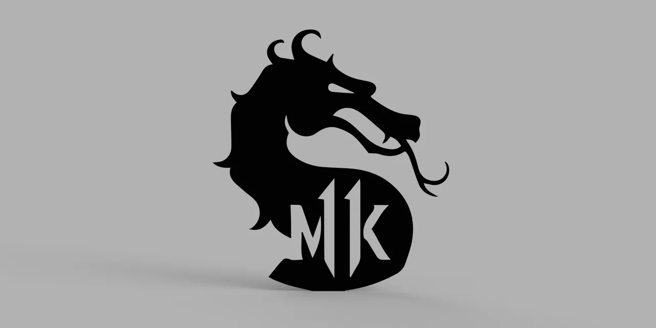 Mortal Kombat Logo by LeTTDesign | Download free STL model | Printables.com