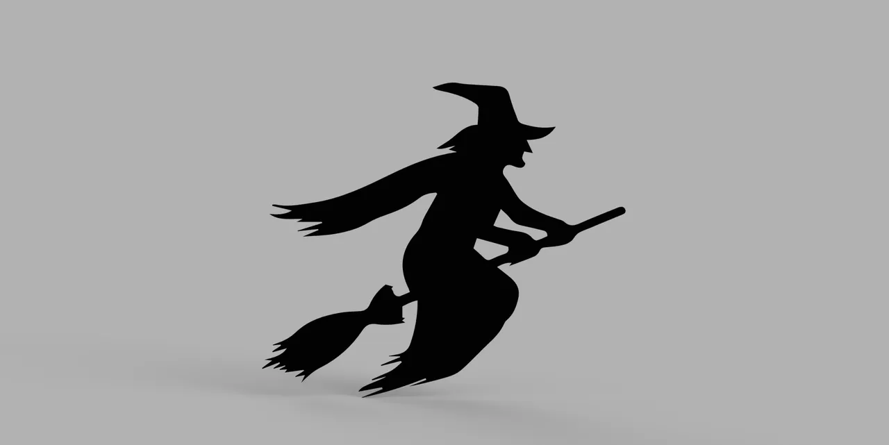 Witch Halloween Decoration by LeTTDesign | Download free STL model ...