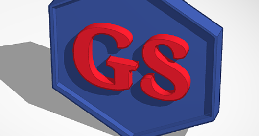 GS logo for you!! by Jes Tek | Download free STL model | Printables.com