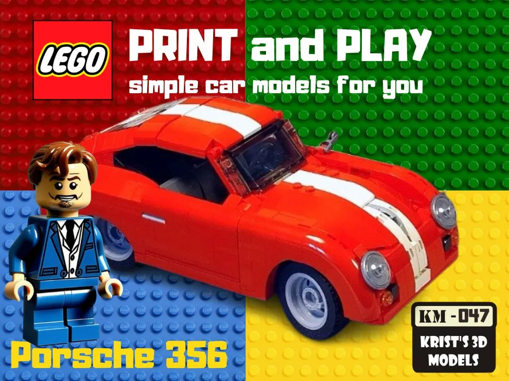 LEGO Porsche 356 by Mgr. Pavel Krist | Download free STL model ...
