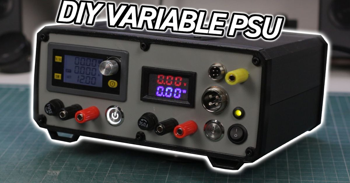 DIY Variable Lab Bench Power Supply Build with XY-SK35H Module por ... DIY Variable Lab Bench Power Supply Build with XY-SK35H Module por ...