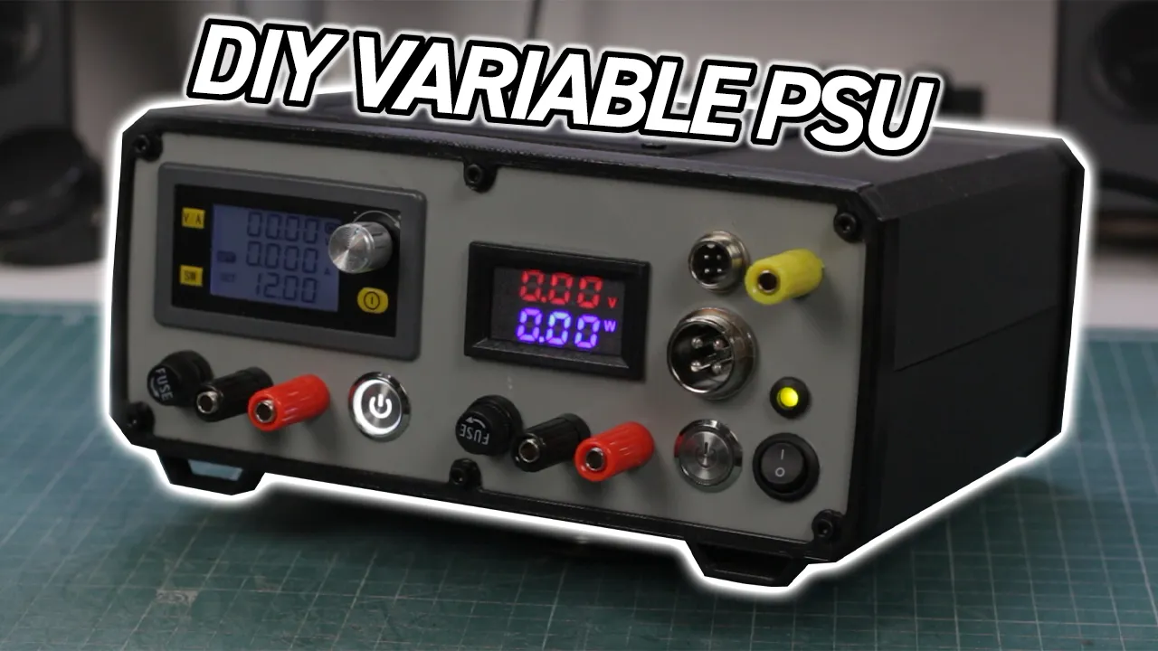 DIY Variable Lab Bench Power Supply Build with XY-SK35H Module by Djambo | Download free STL ...