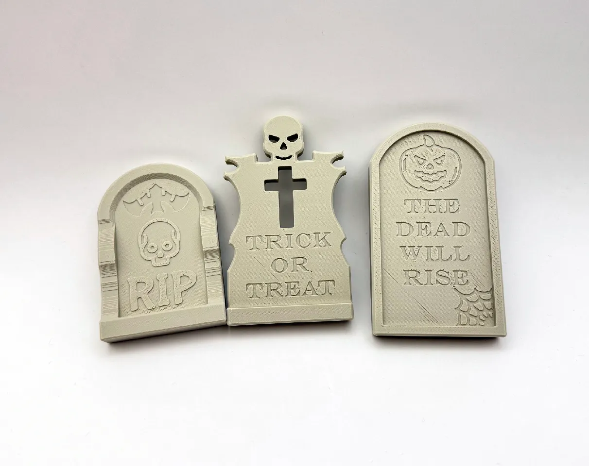 Halloween Tombstone Collection by Stigern | Download free STL model ...