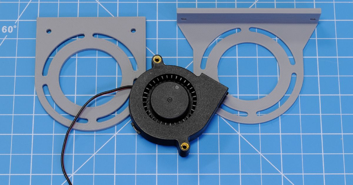 5015 Fan Swivel Mount by Flying Gyroscope | Download free STL model | Printables.com