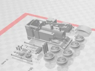 E2 tank engine by Loading.....please wait | Download free STL model ...